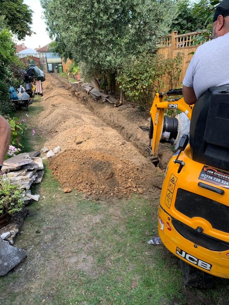 Trenching - JSB Mini Diggers
